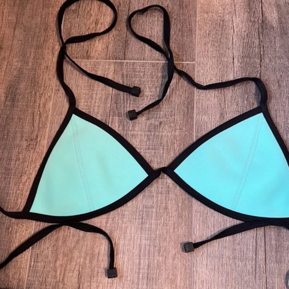 triangl swimwear | Swim | Triangl Teal Neoprene Bikini | Poshmark